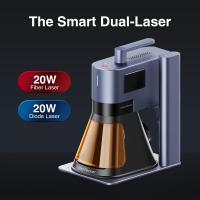 China Portable Laser Engraving Machine 20W Fiber Diode Laser Engraver For Cutting for sale
