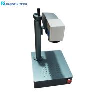 China Desktop Fiber Laser Marking Machine 20w 30w 50w Small Laser Engraving Machine For Metal for sale