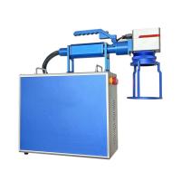 China 30W 50W Floor Tire Handheld Laser Welding Machine Fiber Laser Metal Marking Machine for sale