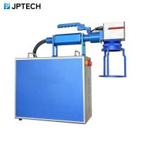China 30W 50W Floor Tire Handheld Laser Welding Machine Fiber Laser Metal Marking Machine for sale