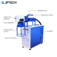 China 30W 50W Floor Tire Handheld Laser Welding Machine Fiber Laser Metal Marking Machine for sale