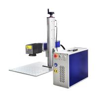 China Desktop Fiber Laser Marking Machine 2.5D 3D MOPA M7 30w 50w 60w 80w 100w for sale