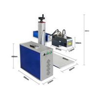 China Desktop Fiber Laser Marking Machine 2.5D 3D MOPA M7 30w 50w 60w 80w 100w for sale