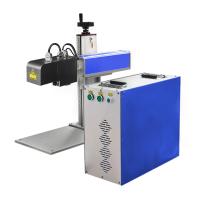 China Desktop Fiber Laser Marking Machine 2.5D 3D MOPA M7 30w 50w 60w 80w 100w for sale