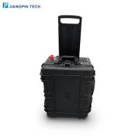 China Portable Pulse Fiber Laser Cleaning Machine Suitcase Style For Metal Aluminum Surface for sale