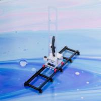 China Automatic 3D Vertical Wall Printer Digital Varnish UV Inkjet Wall Painting Machine for sale