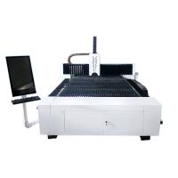 China Industrial Fiber CNC Max 1500W 3000W Laser Cutting Machine For Stainless Steel Aluminum for sale