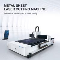 China Industrial Fiber CNC Max 1500W 3000W Laser Cutting Machine For Stainless Steel Aluminum for sale