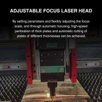 China Industrial Fiber CNC Max 1500W 3000W Laser Cutting Machine For Stainless Steel Aluminum for sale
