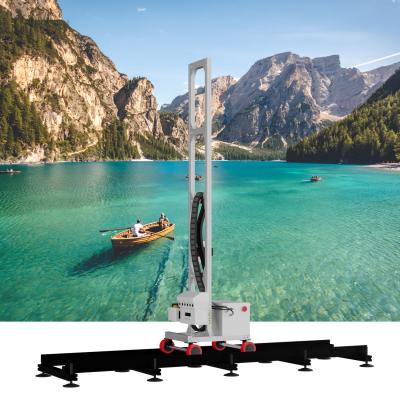 China Portable UV Flatbed Printing Machine 2 In 1 Wall And Floor Printer With Tracks for sale