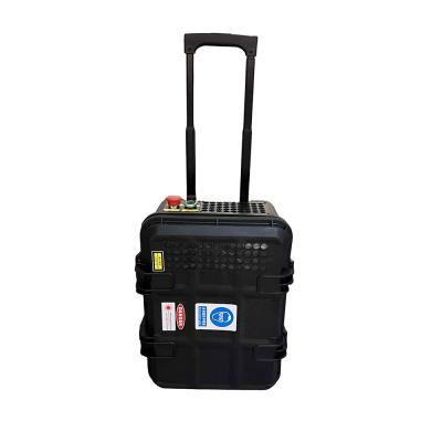 China 200W 300W 500W Portable Pulse Laser Cleaning Machine Graffiti Car Laser Paint Removal Machine for sale
