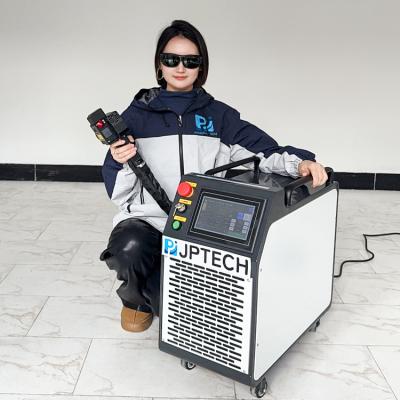 China 500W Pulse Laser Cleaning Machine, Handheld Portable Laser Rust Remover with Integrated Air Blowing Head, Non-Destructive Pulsed Fiber Laser Cleaner for Metal Rust, Paint, and Oil Removal for sale