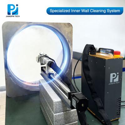 China Portable 300W/500W Pipe Laser Cleaning Machine 360° Rust & Paint Removal for Industrial Pipelines for sale