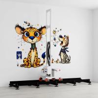China DX7 Automatic UV Ink Solvent Flex Wall Printer 2400 DPI High Speed Multicolor Borderless Metal Wall Art 1 Year Warranty for sale
