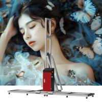 China Two- In-One New Light Weight Wall and Floor Mural Printing Machine UV Ink 3D 5D Office Room Design Vertical Wall Inkjet Printer for sale