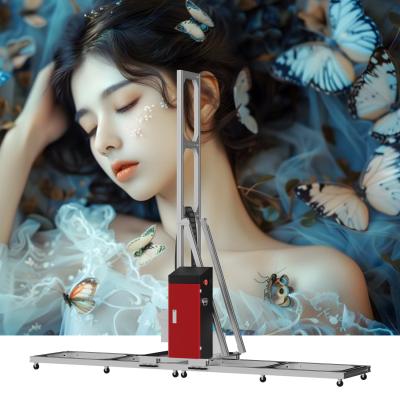 China Two- In-One New Light Weight Wall and Floor Mural Printing Machine UV Ink 3D 5D Office Room Design Vertical Wall Inkjet Printer for sale