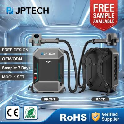 China Industrial 100W Fiber Laser Cleaning Portable Backpack Design for Rust, Paint & Coating Removal for sale