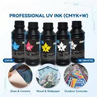 China Industrial 3D UV Wall Printer with Wheels | Vertical Mural Machine for Glass, Wood, Concrete & Flex (CMYK+W) for sale