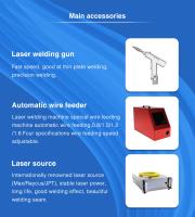 China 1500W 3-in-1 Fiber Laser Welding Cutting Cleaning Machine for Stainless Steel Rust Removal for sale