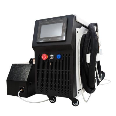 China 4-in-1 Air-Cooled Handheld Laser Welder Portable Welding + Cutting + Surface Cleaning + Weld Seam Finishing Machine for Metal for sale