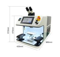 China Desktop Jewelry Laser Welder 200W Portable Spot Soldering Machine for Gold Silver Chains Precision Jewelry Repair for sale