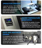 China 200W Jewelry Laser Welding Machine YAG Pulse Laser for Gold Silver Repair with Water Cooling for sale