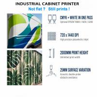 China High Definition Sharp Text Industrial Cabinet UV Wall Printer  Dual Epson Heads Automatic Vertical Mural Machine for sale