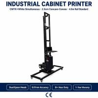 China High Definition Sharp Text Industrial Cabinet UV Wall Printer  Dual Epson Heads Automatic Vertical Mural Machine for sale