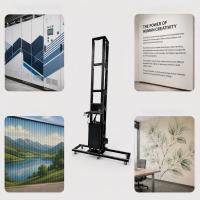 China High Definition Sharp Text Industrial Cabinet UV Wall Printer  Dual Epson Heads Automatic Vertical Mural Machine for sale