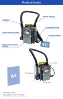 China 300W Mini Backpack Fiber Laser Rust & Paint Graffiti Remover for Stainless Steel for sale