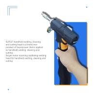 China 1500w 2000w Soldering Cutting Fiber Laser Equipment Weld Handheld Laser Welding Gun Head for sale