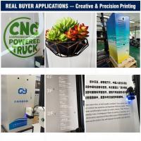 China Uneven Surface 3D Vertical Wall Printer CMYK+W Ink for Cabinet Furniture Mural Art Unlimited Width for sale