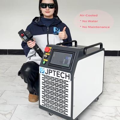 China Portable 300W 500W Air Cooling Fiber Pulse Laser Cleaning Machine for Rust Paint Metal Wood for sale