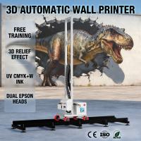China DX10 Portable 3D UV Wall Printer | Dual Epson Head CMYK+W Unlimited Width & All-Weather Varnish for Indoor/Outdoor Wall Art for sale