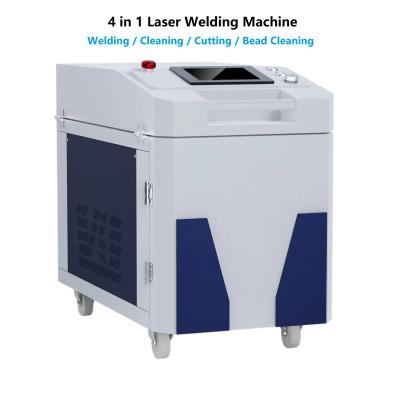 China Multi Function 2000W Handheld Laser Welding Machine 4 in 1 for Welding Cutting Cleaning Bead Removal on Metal for sale