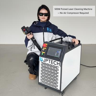 China 500W Fiber Laser Cleaning Machine  No Air Compressor , Portable Rust & Paint Remover for Wood , Metal , Aluminum , Stainless Steel for sale