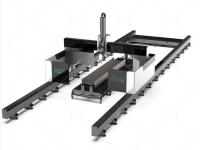 China Five-axis  square Tubes Angle Steel Channel Steel H-beams and Irregular Tubes Large Size Laser Cutting Machine for sale