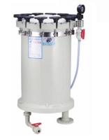 China Diaphragm Type FRPP PVDF Waste Oil Fuel Suction Strainer for sale