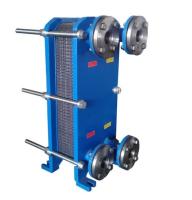 China 40M3/H Plate Type Lube Oil Cooler Hydraulic Water Cooler 0.6MPa for sale
