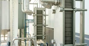 China Unequal Section Welded Plate To Plate Heat Exchanger 3.0MPa for sale