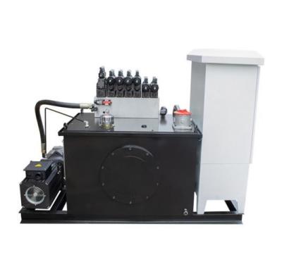 China Complete Hydraulic System 20MPa Water Glycol CNC Lathe Hydraulic Station for sale