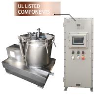 China Batch Type Spin Washing Oil Ethanol Extraction Centrifuge With Cooling Jacket for sale