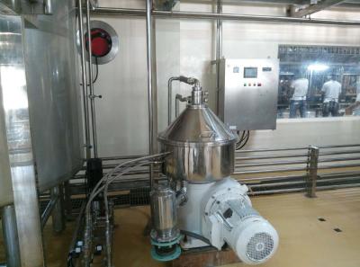 China Industrial Continuous Disc Centrifuge Separator 1500L / H For Spirulina Chlorella for sale