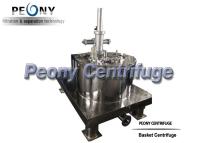 China Plate Bottom Discharge Pharmaceutical Centrifuge / Filtering Equipment For Solid Grains for sale