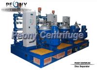 China Peony Automatic Full Discharging 3 Phase Centrifugal Fuel Oil Separator for sale