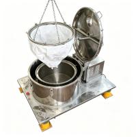 China Manual Discharge Vertical Basket Centrifuge Bag Lifting Top Discharge Centrifuge Machine for sale