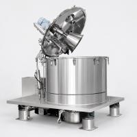 China Scraper Bottom Discharge Centrifuge for Sodium Bicarbonate Crystal Dewatering for sale