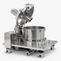 China Scraper Bottom Discharge Centrifuge for Boric Acid Crystal Dewatering for sale