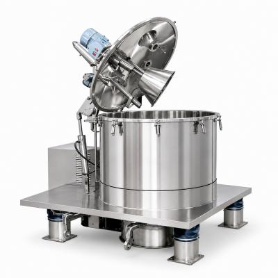 China Scraper Bottom Discharge Centrifuge for Boric Acid Crystal Dewatering for sale