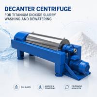 China Decanter Centrifuge for Titanium Dioxide Slurry Washing and Dewatering for sale